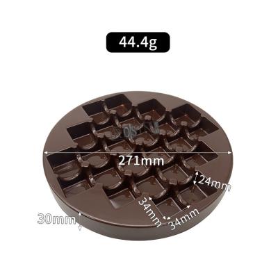Cina Confezione di cioccolato in plastica a 24 buche Tavolo di cioccolato in plastica personalizzabile in vendita