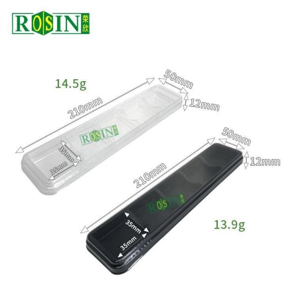 Quality Custom 5 Cavity Chocolate Insert Trays Disposable Blister PP With Clear Lid for sale