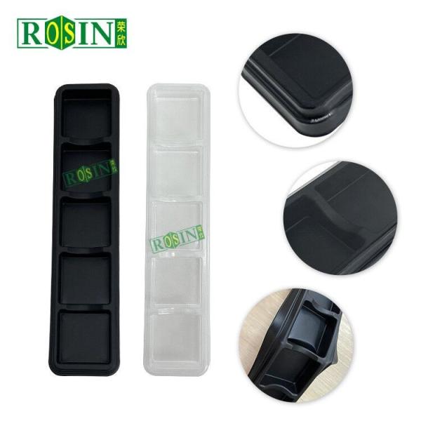 Quality Custom 5 Cavity Chocolate Insert Trays Disposable Blister PP With Clear Lid for sale