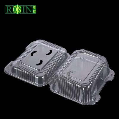 Cina Imballaggio di frutta in plastica termoformato in PET quadrato Scatola di imballaggio di frutta e verdura in vendita