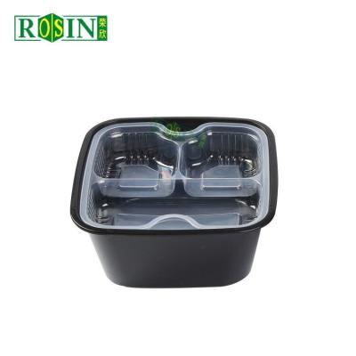 China Customized Disposable Meal Prep Containers 2 Layer Snap On Lid For Hot Soup for sale