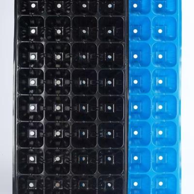 China Rectangular Nursery Seedling Tray PS Plastic 32 Cell Seed Starter Tray for sale