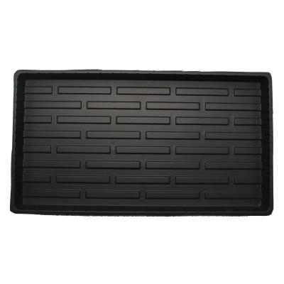 China No Holes Rectangular Flat Nursery Plastic Tray PS Greenhouse Heat Resistance for sale