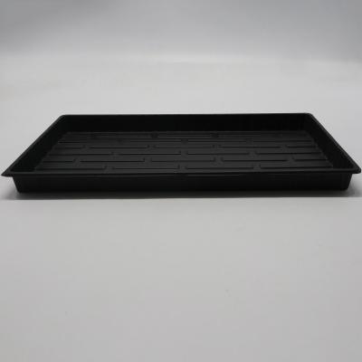 China No Holes Rectangular Flat Nursery Plastic Tray PS Greenhouse Heat Resistance for sale