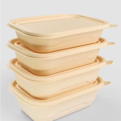 Cina Pranzo Ciotole monouso eco-friendly Microonde da asporto per il ristorante in vendita