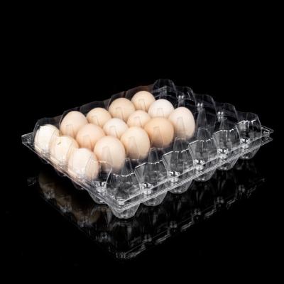 Cina Uova usa e getta PET Uovo vassoio 15 buchi Cerniera Mollusco igienico e conveniente in vendita