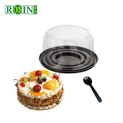 중국 6 인치 둥근 플라스틱 베이커리 패키지 치즈 생일이 맑은 뚜?? 으로 판매용
