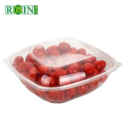 Cina Cibo portatile di grado 64 oz ciotole di insalate di plastica trasparente personalizzate con coperchio in vendita