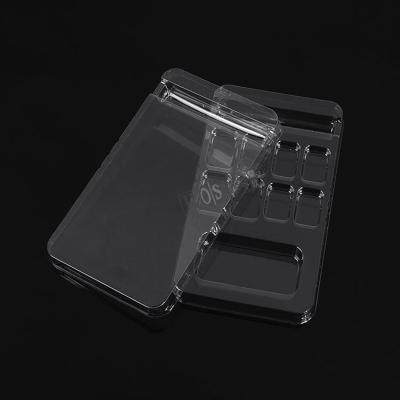 Cina Imballaggio per unghie false a bolle rettangolari su misura Imballaggio per unghie false in PET in plastica in vendita