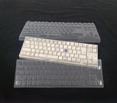 China Durable Disposable Plastic Transparent 90 Cell PET Computer Keyboard Dustproof Blister Tray Keyboard Cap Inner Tray for sale