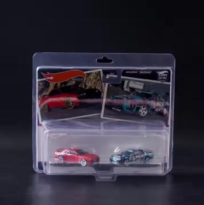 China Custom Plastic Pet Clear Blister Disposable Clamshell Packaging Action Figure Display Case Protector Blister Clamshell For 3.5 In Loose Action Figures for sale
