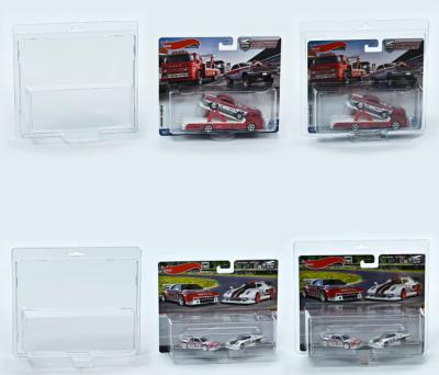 China Custom Plastic Pet Clear Blister Disposable Clamshell Packaging Action Figure Display Case Protector Blister Clamshell For 3.5 In Loose Action Figures for sale