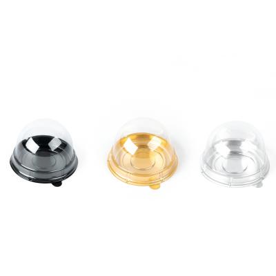 Cina Confezione mini dorata d'uovo d'oro a cupola PET in vendita