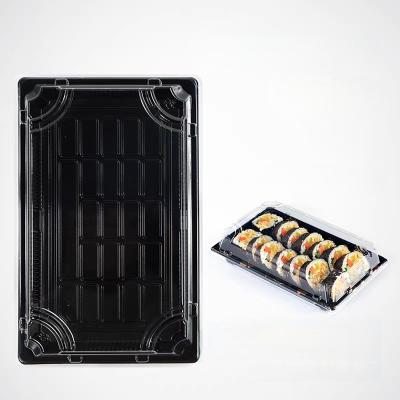 Cina Scatola monouso per sushi al dettaglio, scatola anti nebbia per cucina giapponese, scatola per sushi da asporto in vendita