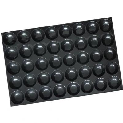 중국 사용자 정의 공장 일회용 검은 24 구멍 직사각형 과일 선반 디스플레이 트레이 과일 배열 트레이 판매용