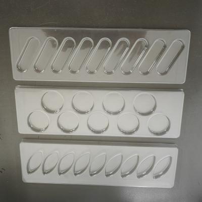China Customized pet plastic eclair transparent tray vacuum formed Calisson insert packaging for sale