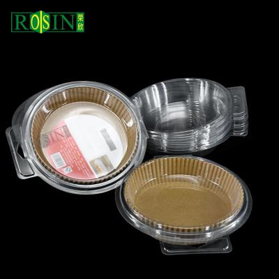 China Round Food Grade Air Fryer Liners blister packaging box Disposable High Temperature Resistant Plastic Trays with paper for Frying Baking for sale
