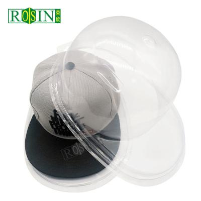 China Transparent PVC Hat Display Holder Dustproof Baseball Cap Storage Packaging Blister for sale