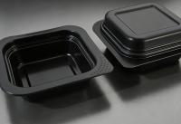 China Customized disposable mini PET square sauce cup for sale