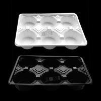 China Customized disposable PP milk tea cup plastic tray for sale