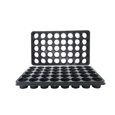 China Customized 40 Cell PP Hydroponic Seedling Tray with Thickened Perforated Hydroponic Planting for sale