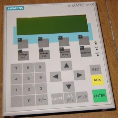 中国 OP7/PP PLC HMI パネル LC ディスプレイ 6AV3607-1JC20-0AX1 オペレーター パネル 販売のため