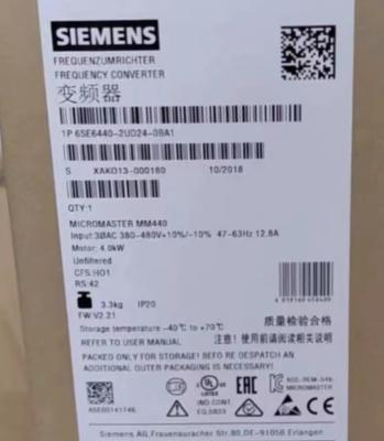 Cina IP20 Converter di frequenza Siemens 4kW 6SE6440-2AD24-0BA1 Filtro di livello A in vendita