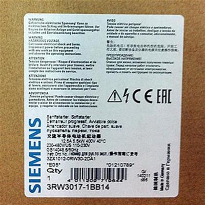 Cina S00 17.6A 3RW Soft Starter 7.5kW / 400V 3RW3018-1BB14 terminali a vite in vendita