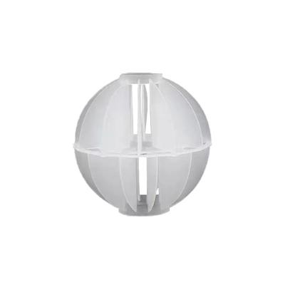 China Wastewater Treatment Biological Filter Media Hollow Aquarium Bio Ball for sale