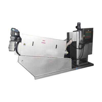 China Stainless Steel Solid Liquid Sludge Dewatering Screw Press Machine For Wastewater Treatment for sale
