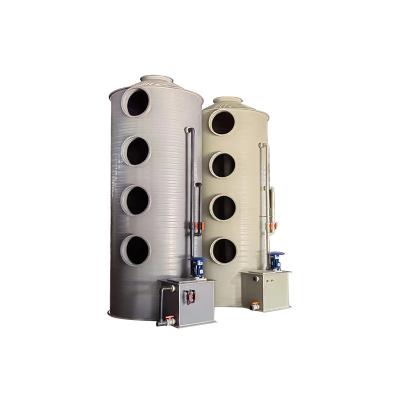 China Corrosion Resistant Wet Spray Scrubber Gas Cleaner CO2 Absorption Column For Manufacturing Plants for sale