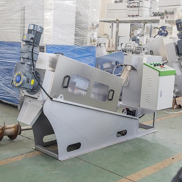 Quality Stacked Spiral Automatic Sludge Dewatering Machine Liquid Solid Separation for sale