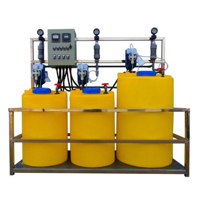 China Customizable PE Material Chemical Dosing Unit For Sludge Treatment for sale