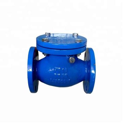 China DIN ductile cast iron swing check valve PN25 for sale