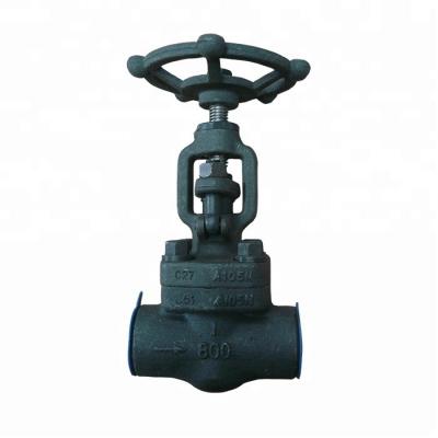China Forged steel a105N socket weld globe valve for sale