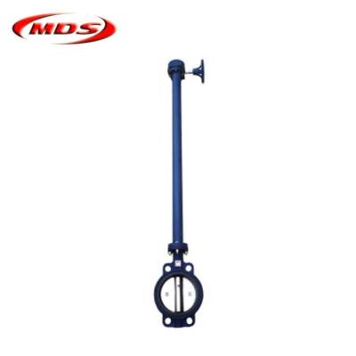 China Ductile cast iron long stem 110mm jis 5k butterfly valve for sale