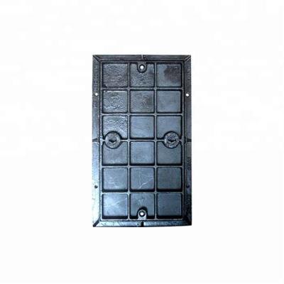 China Saudi Arabia EN124 ductile cast iron heavy duty sewer manhole cover rectangular for sale