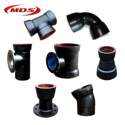 China China black bitumen DI ductile iron pipe fitting for water supply for sale