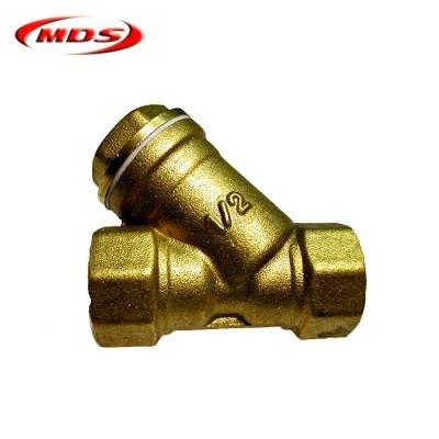 China Brass forged y strainer flange filter valve for sale