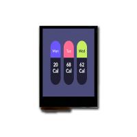 China 2.4-inch 240x320 Resolution RS232 Interface LCD Display Module with UART Board for sale