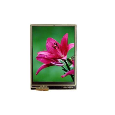 China 2.4‑inch 240*320 full‑viewing‑angle all‑iron‑frame IPS resistive touch LCD display module, serial port for sale