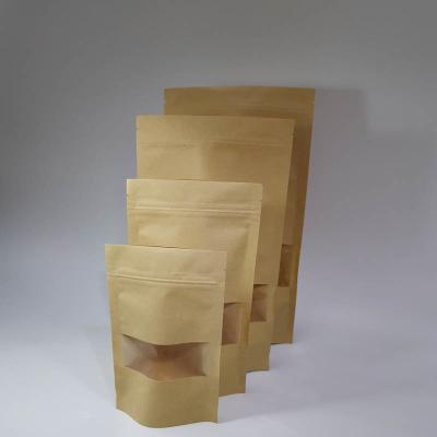 China 300x180mm het Document van 7 Duimkraftpapier Zakken, Kraftpapier-Document Tribune op Zak met Venster Te koop