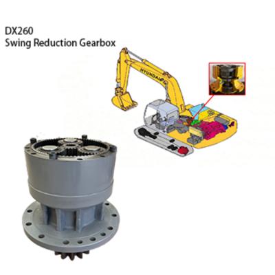 China DX260 Gear Reducer Box Swing Gearbox Assembly OEM Excavator Parts for sale