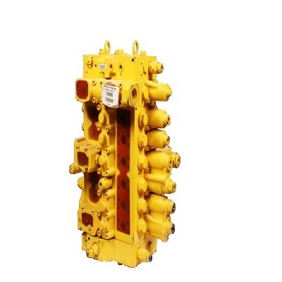 China PC360-7 Hydraulic Main Control Valve Iron Excavator Control Valve Yellow for sale
