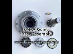sy135 hydraulic excavator rotary reducer swing bearing excavator machinery parts