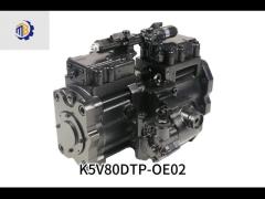 K5V80DTP-OE02-12(PTO) YB10V00001F5 Hydraulic Main Pump Assy for Excavator Construction Machinery