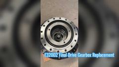 E320D2 Excavator Machinery Parts OEM Final Drive Gearbox Travel Motor Reduction Gearbox