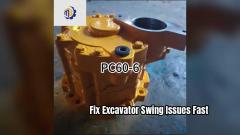 PC60-6 201-26-00031 Swing Motor Gearbox High Precision Final Drive Gearbox Excavator Spare Parts