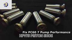Excavator Pump Parts Hpv75 Piston Shoe 708-1W-33310 Set Of 9 Pc Fits For Pc60-7 Pump