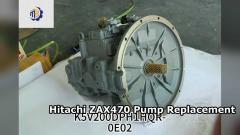 K5V200DPH1HQR-0E02 Hydraulic Main Pump Hitachi ZAX470 K5V200DPH Excavator Hydraulic Pump Assembly